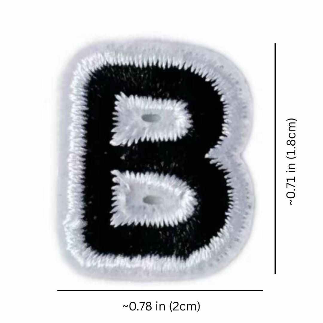 ALL CAPS LETTER PATCHES – Mandu Deco