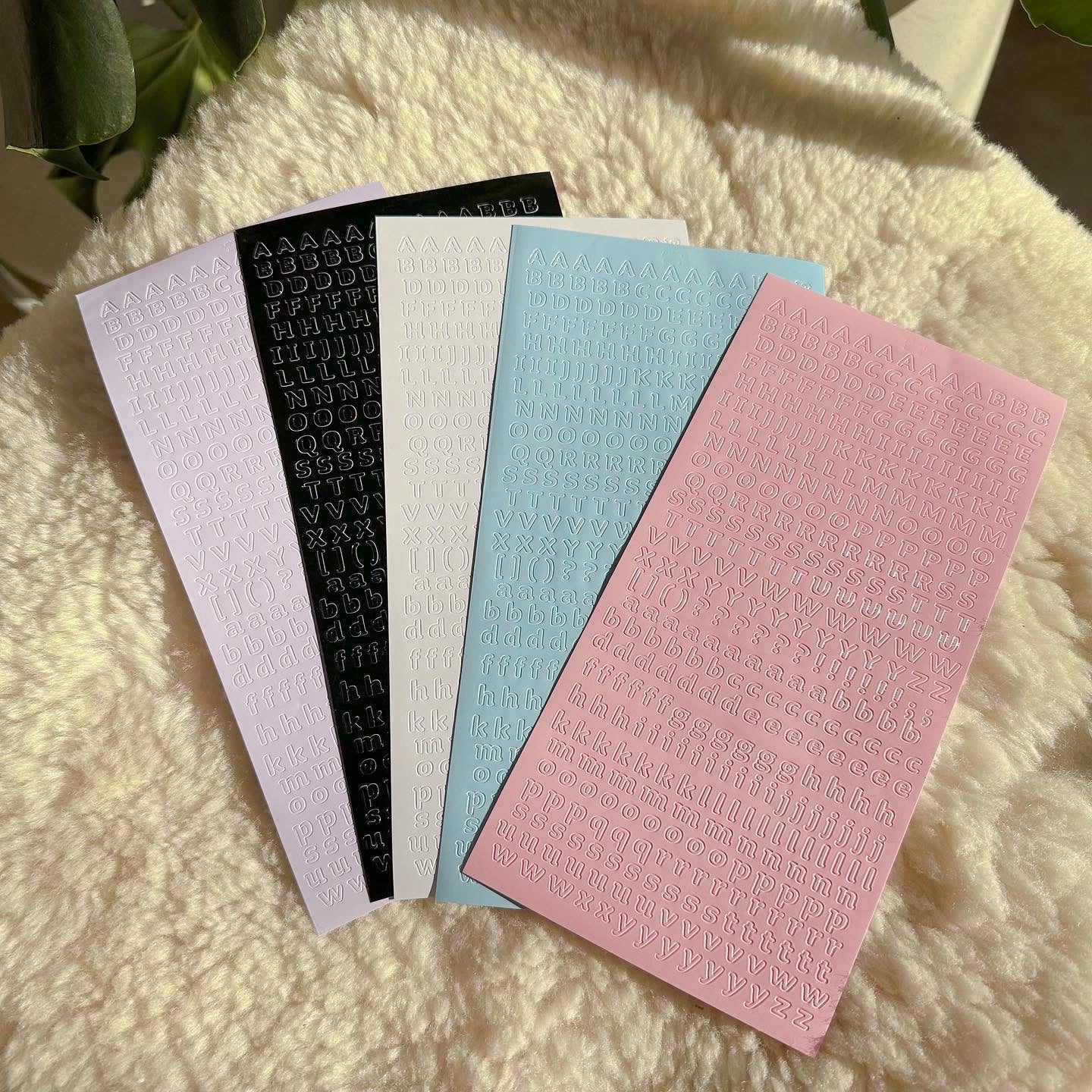 LOVE LETTERS 5MM ALPHABET STICKERS – Mandu Deco