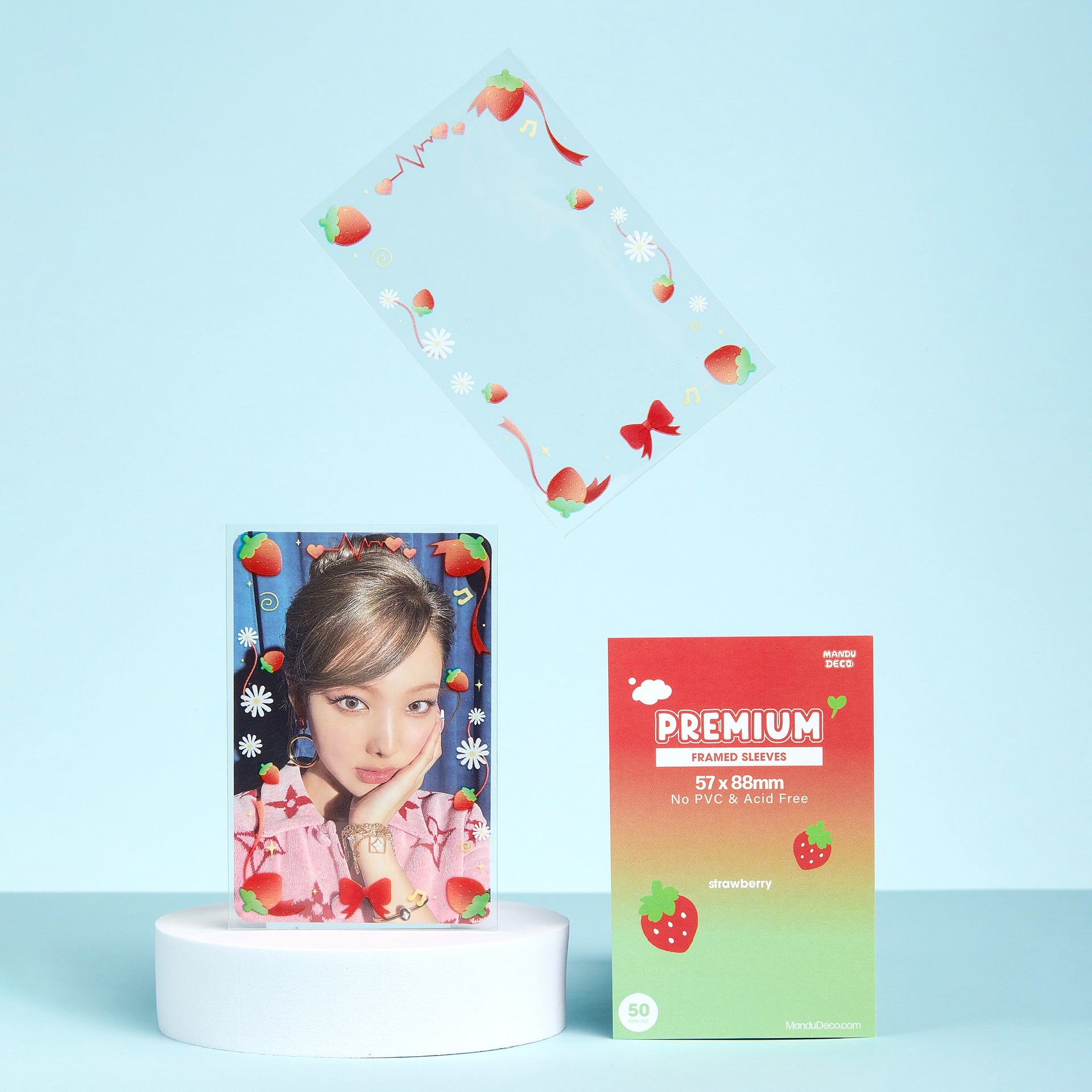 PREMIUM FRAME SLEEVES - STRAWBERRY VER – Mandu Deco