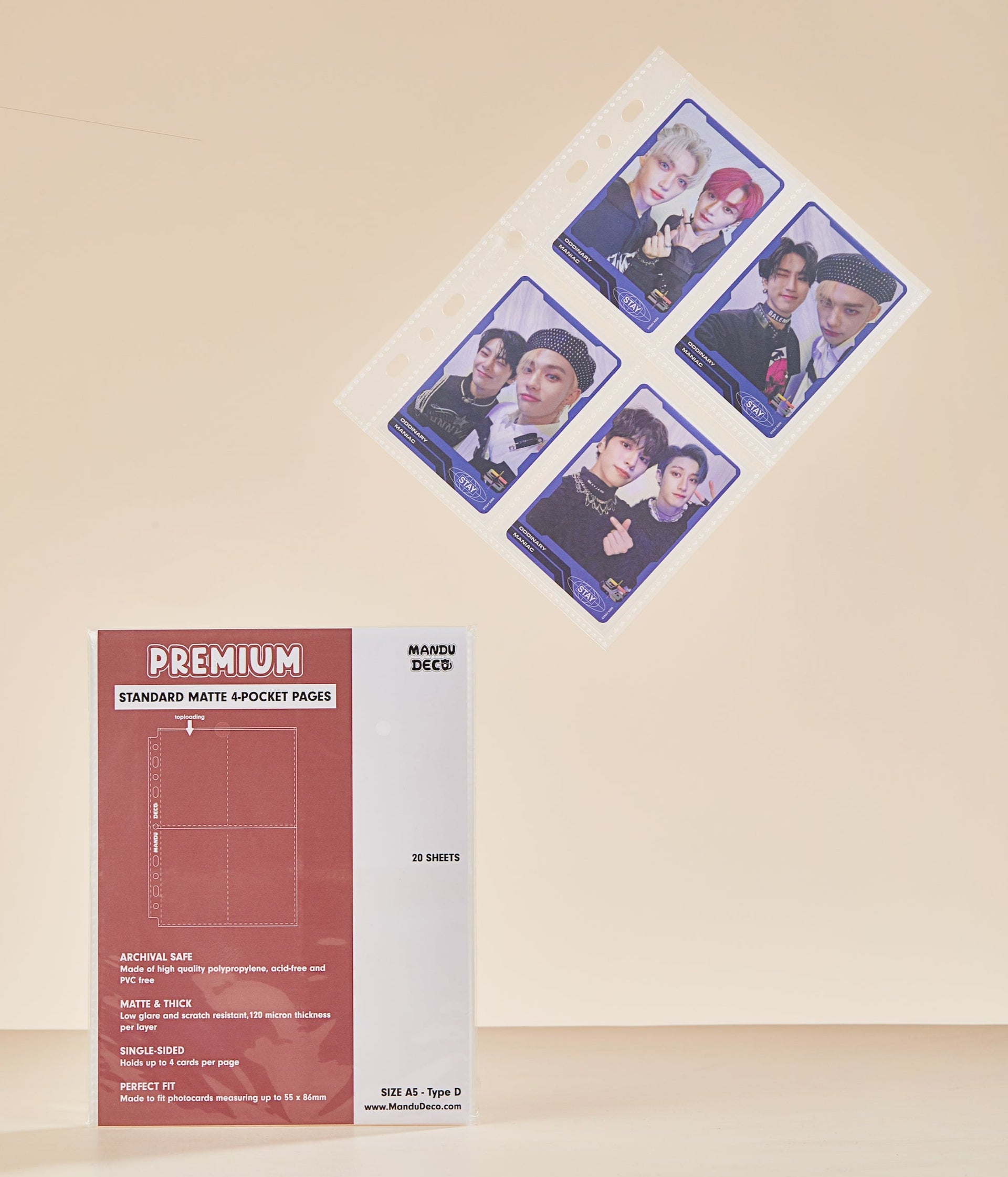 STANDARD A5 POCKET PAGES – Mandu Deco