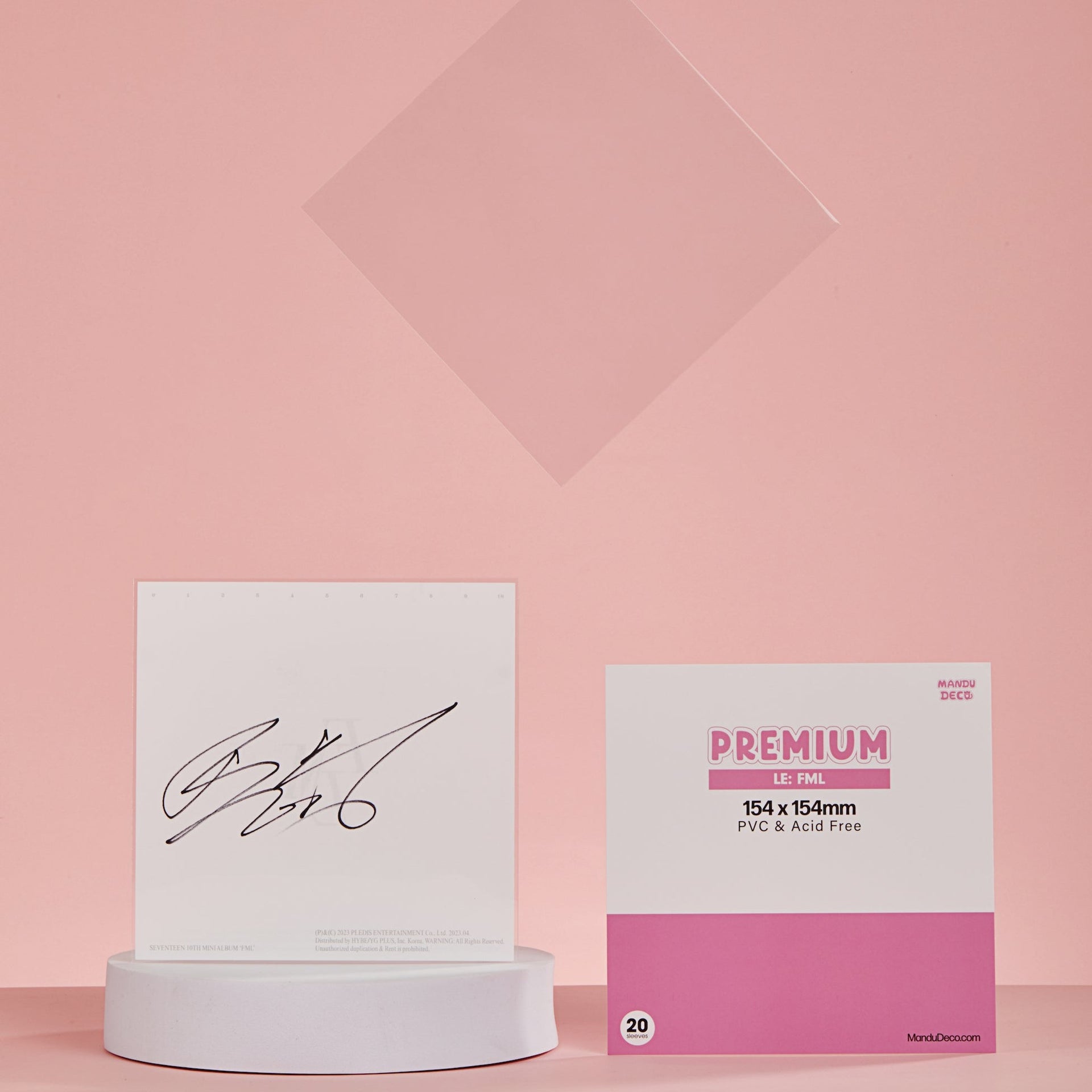 LIMITED EDITION: PREMIUM POSTCARD SLEEVES - FML VERSION (154x154MM) – Mandu Deco