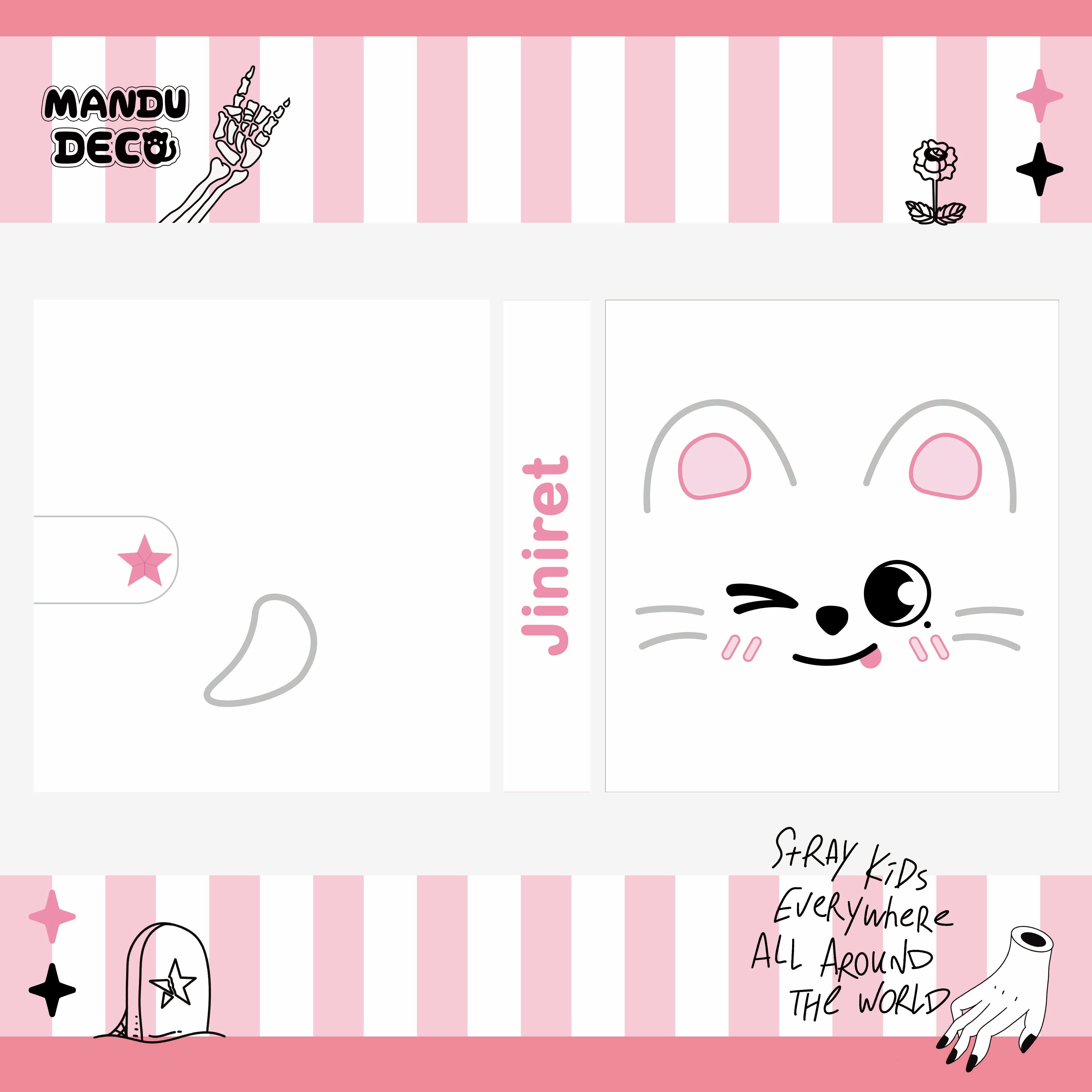 JINIRET PLUSH BINDER - A5 CUSTOM – Mandu Deco