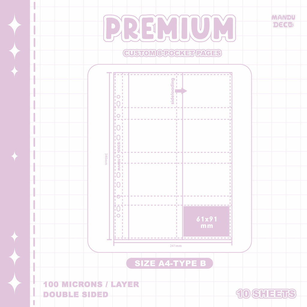 CUSTOM A4 POCKET PAGES – Mandu Deco