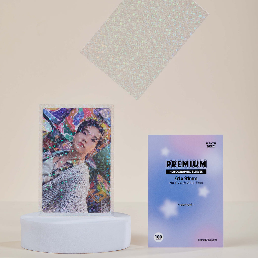 [LAST RESTOCK]: PREMIUM HOLOGRAPHIC PHOTOCARD SLEEVES - STARLIGHT VERS ...