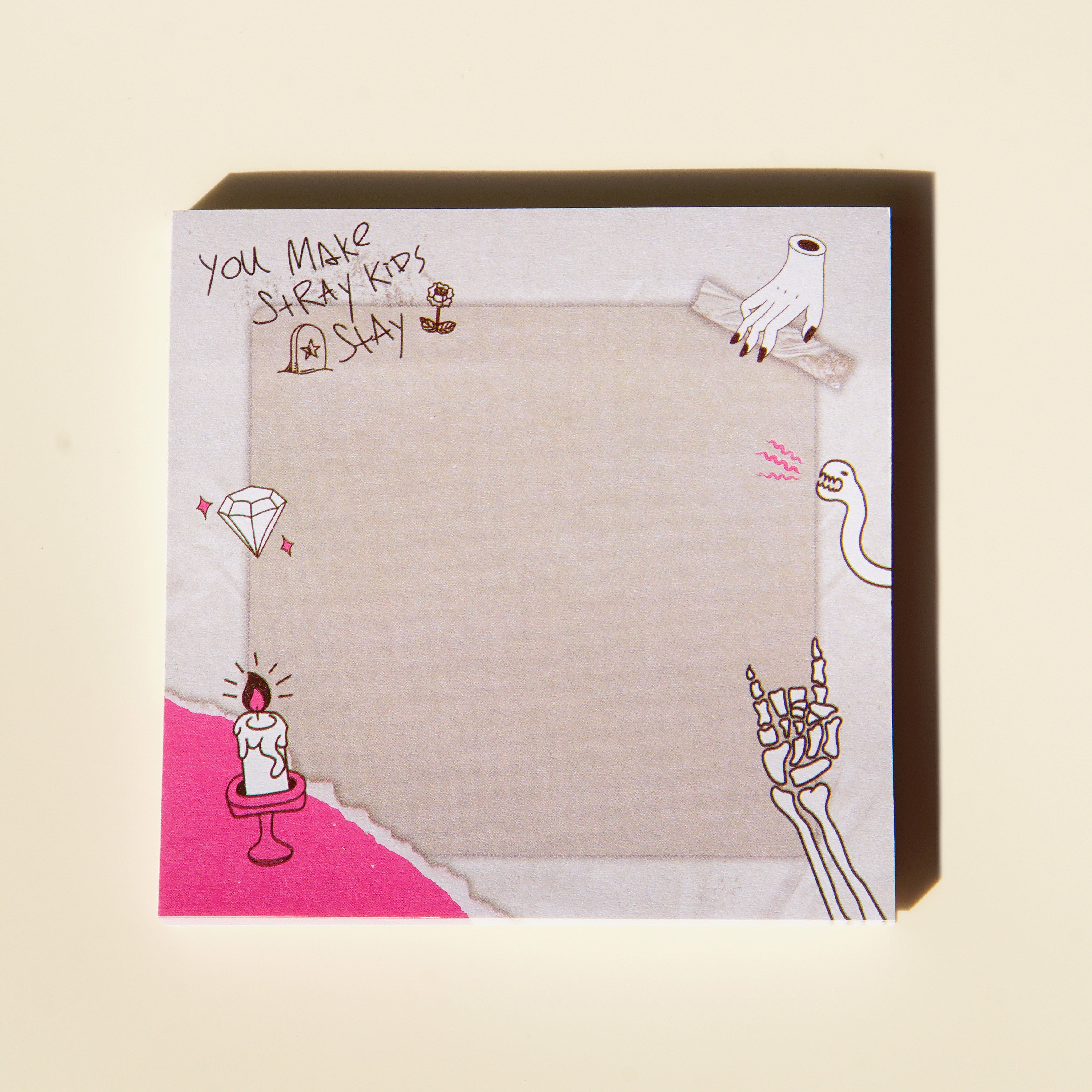 SKZ ROCK STAR STICKY NOTE – Mandu Deco