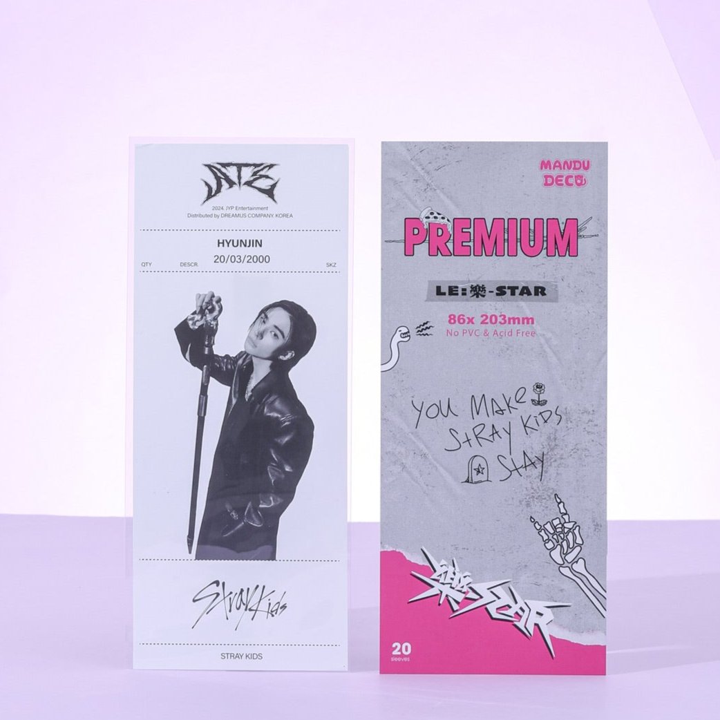 PREMIUM MINI POSTER SLEEVE - ROCK STAR VERSION (86x203MM) – Mandu Deco