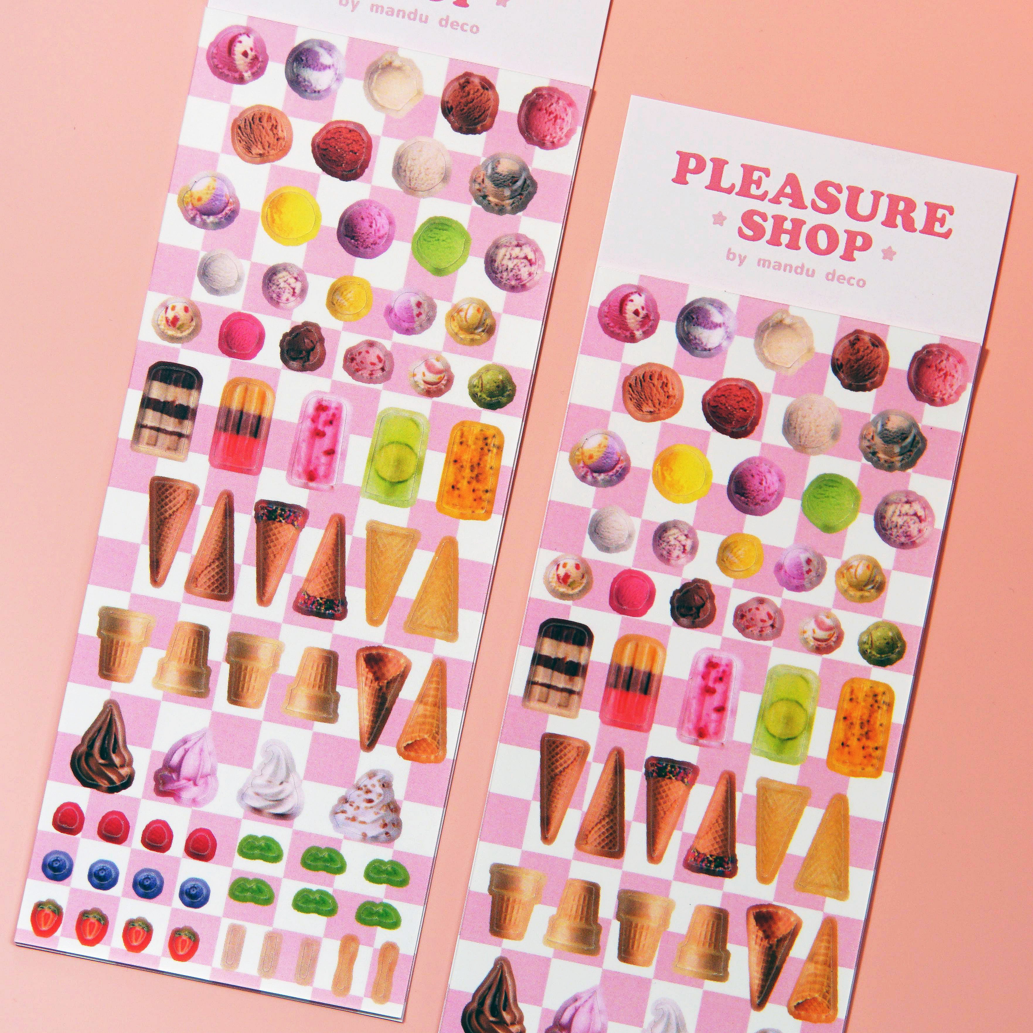 PLEASURE SHOP STICKERS – Mandu Deco