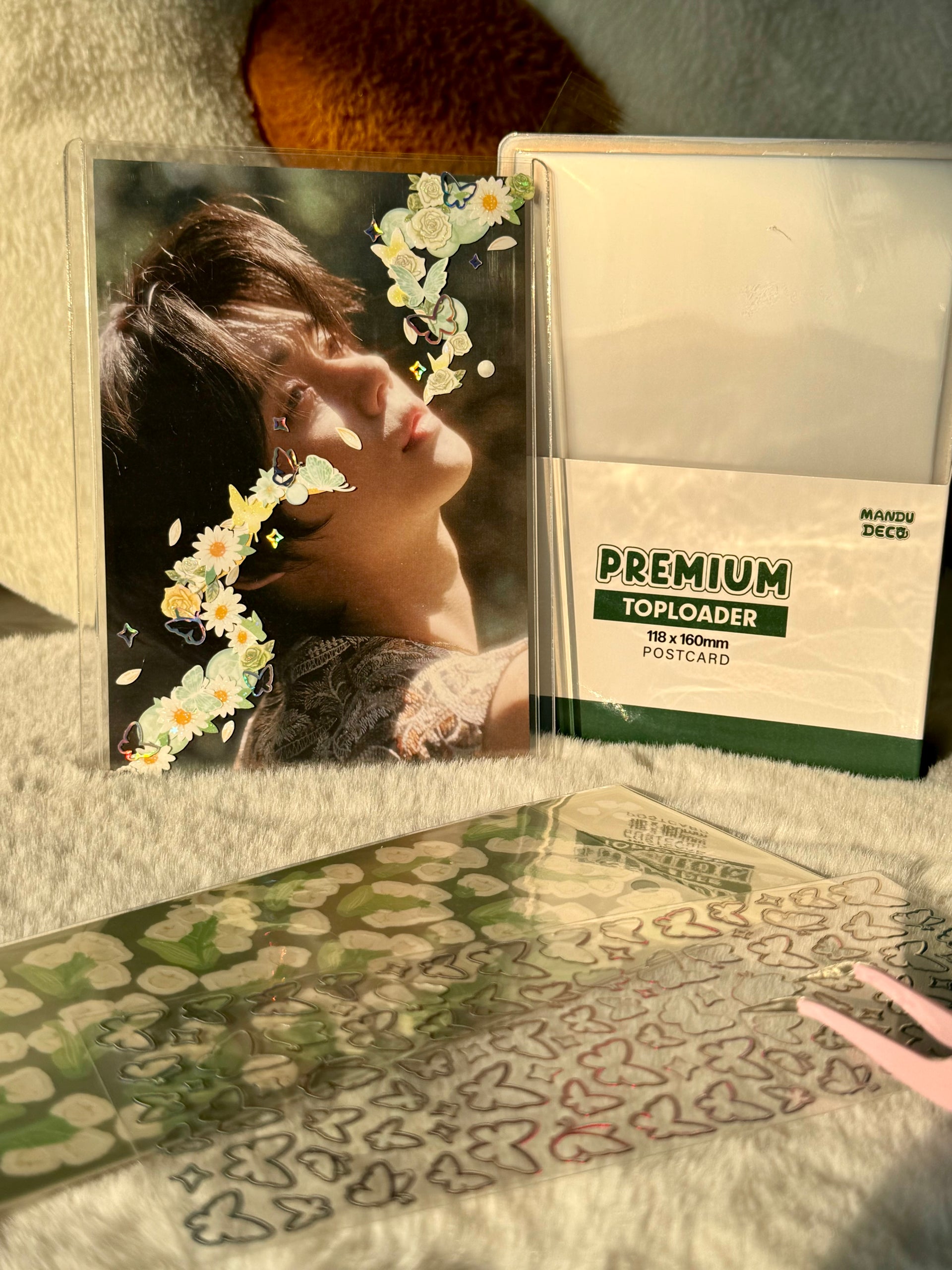 PREMIUM CLEAR 4" x 6" POSTCARD TOPLOADER – Mandu Deco