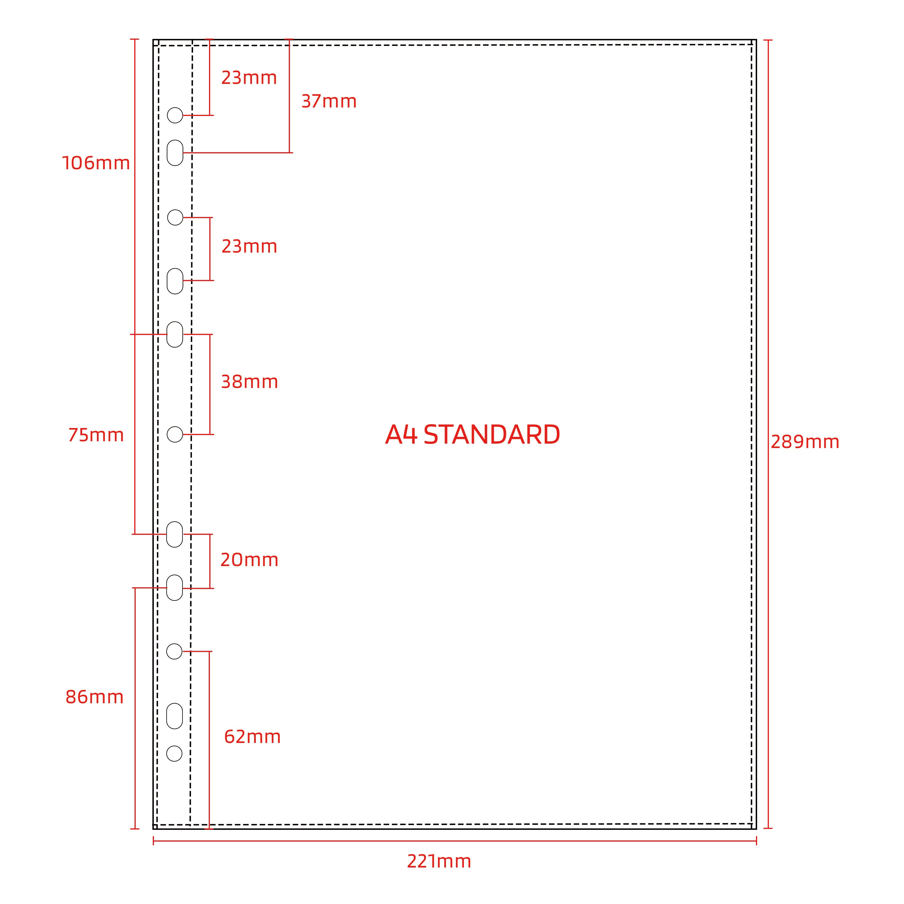 [B-GRADE] STANDARD A4 POCKET PAGES – Mandu Deco