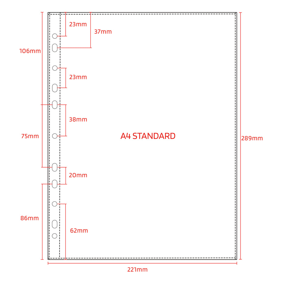 STANDARD A4 POCKET PAGES – Mandu Deco