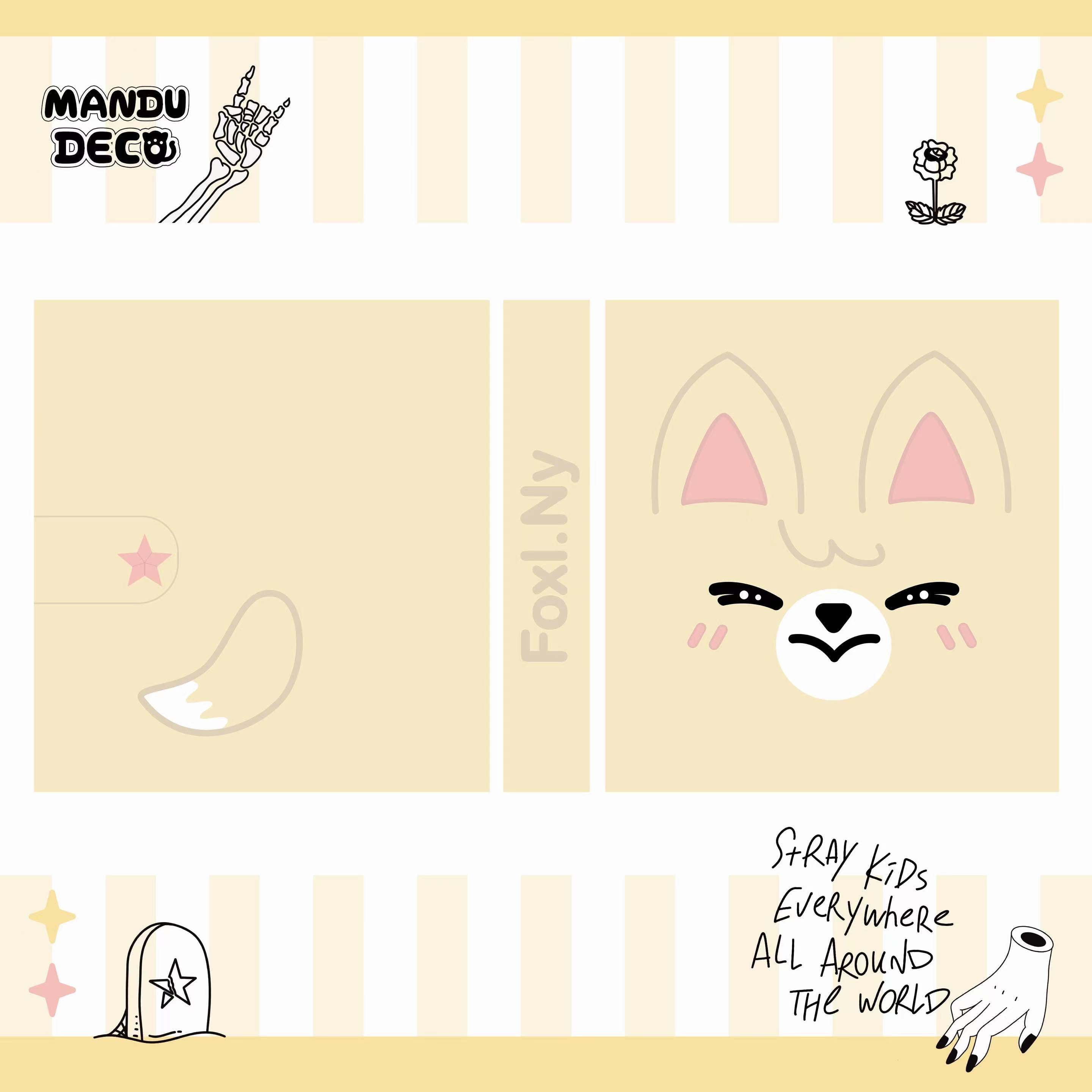 FOXI.NY PLUSH BINDER - A5 CUSTOM – Mandu Deco