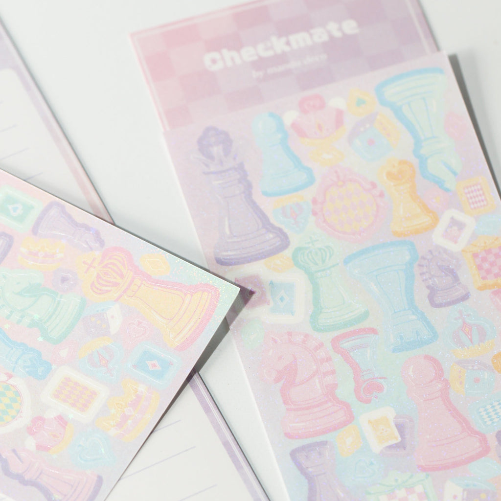 CHECKMATE CHESS STICKERS – Mandu Deco