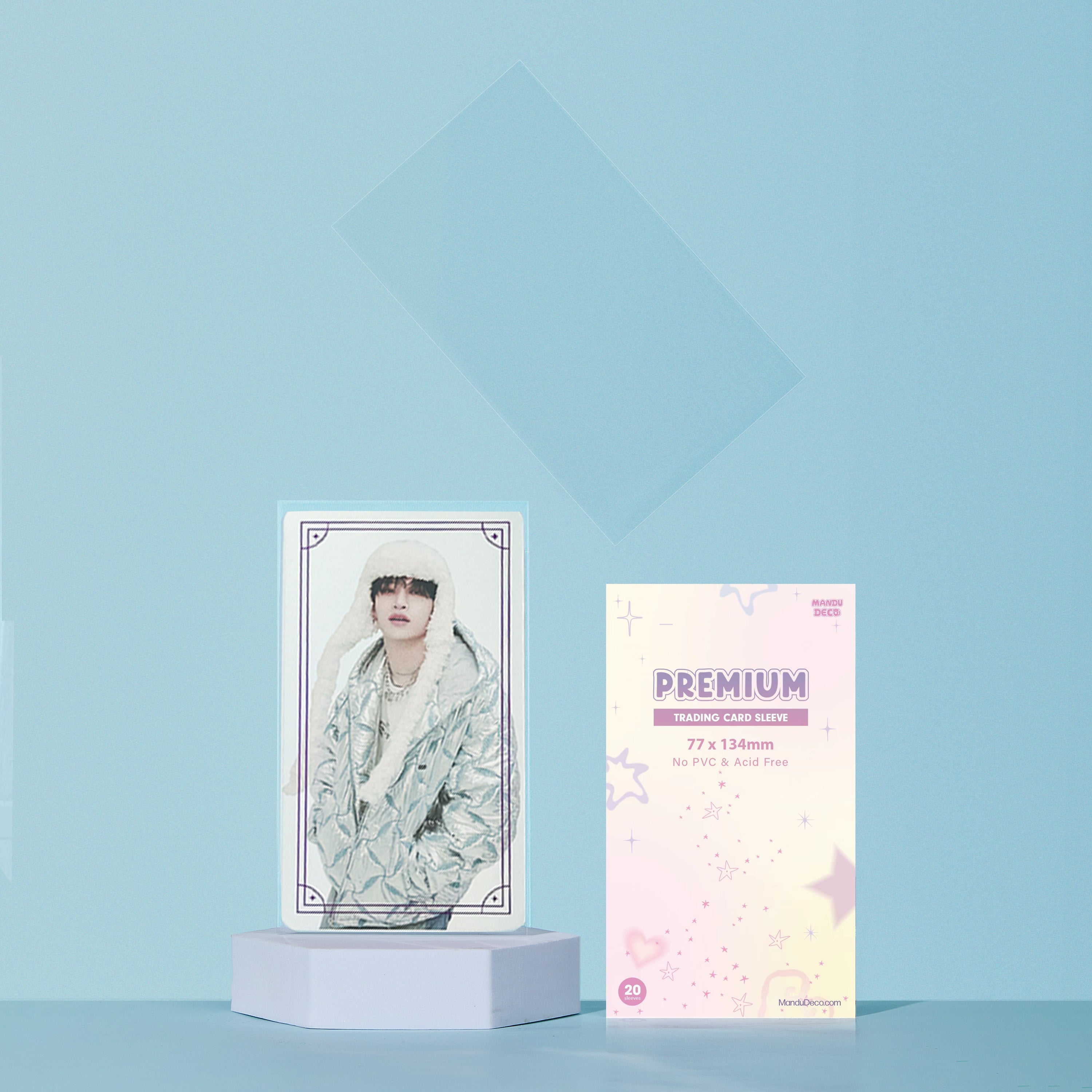 LIMITED EDITION: PREMIUM TRADING CARD SLEEVES - (77x134MM) – Mandu Deco