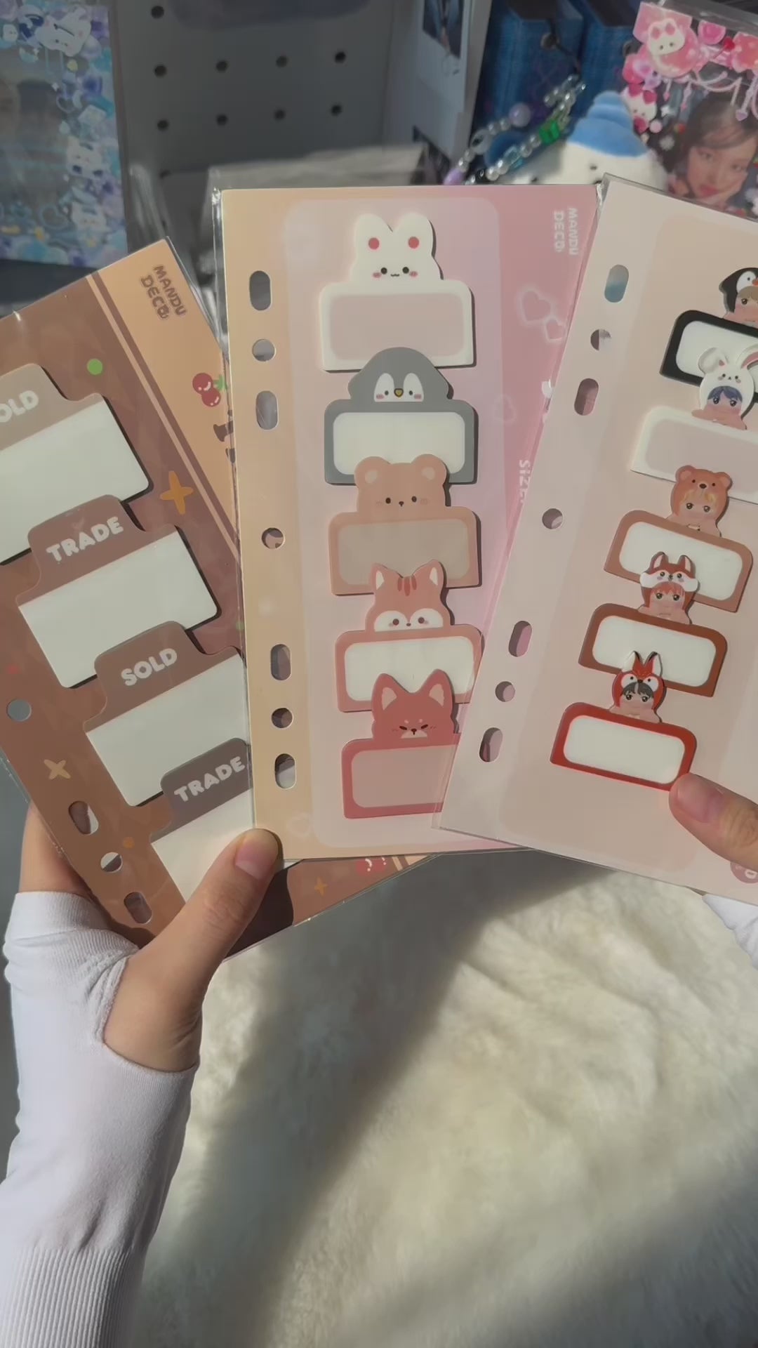 CUTE ANIMALS INDEX TABS – Mandu Deco