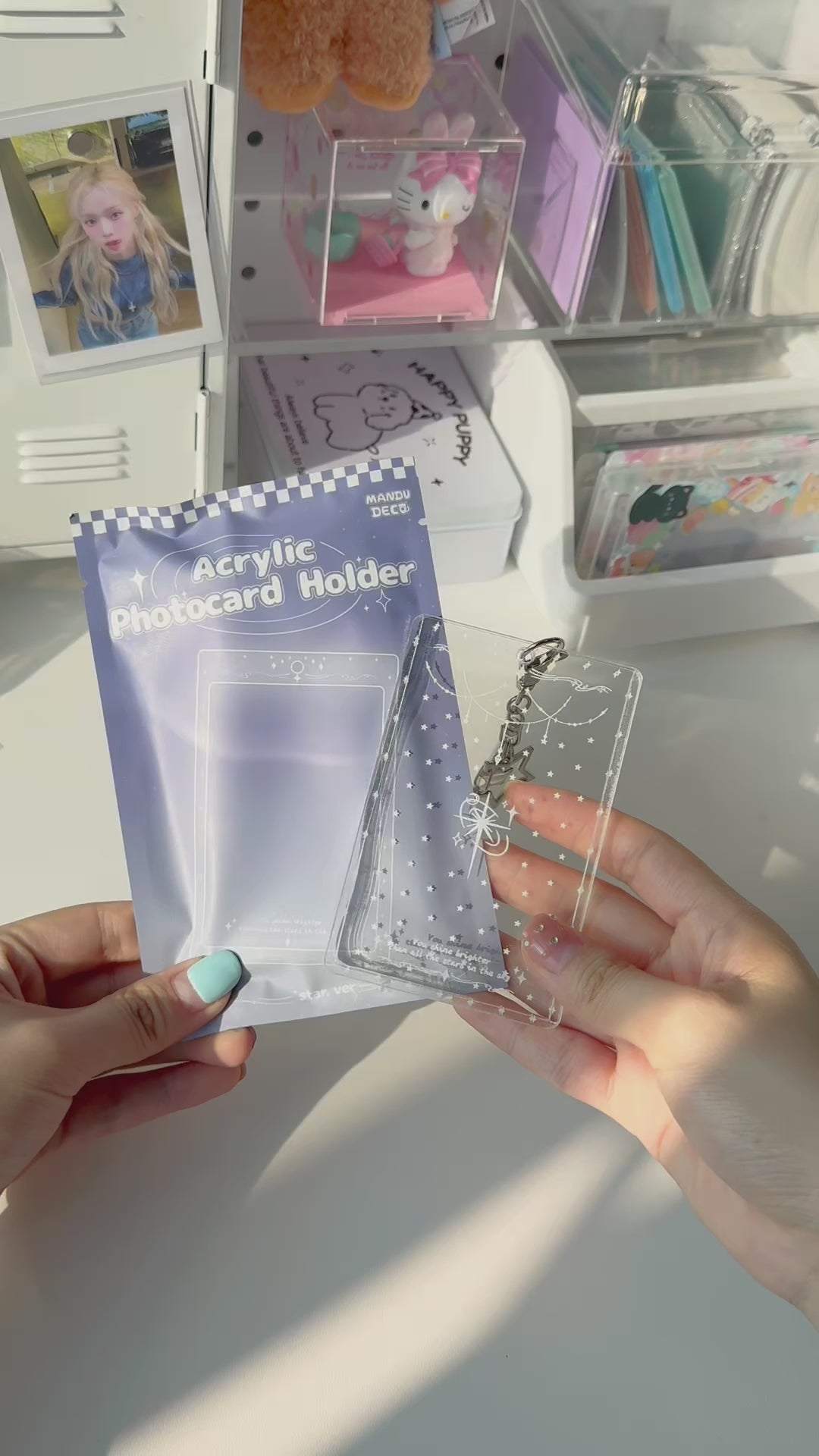 ACRYLIC PHOTOCARD HOLDER - STAR VER – Mandu Deco